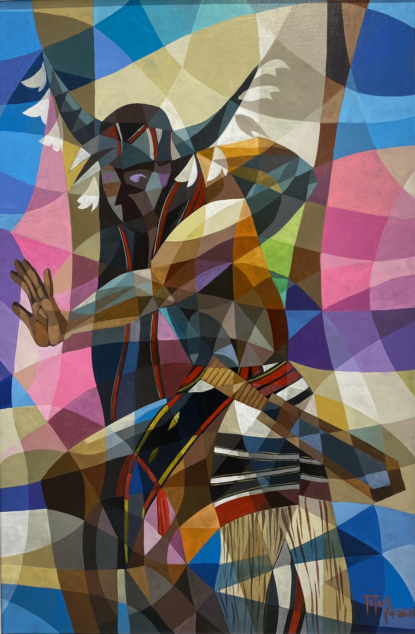 Titus Cura | Dinuyya Dancer - Baguio Artist – namiart-gallery